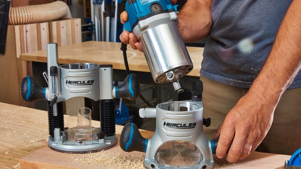 HERCULES Variable Speed Fixed Based Router with Plunge Base Kit ...