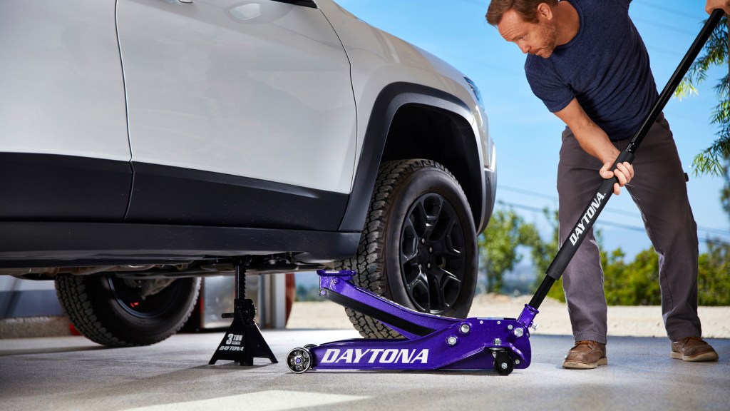 WHAT’S LOW-PROFILE, SUPER-DUTY, LIFTS 3 TONS AND IS METALLIC PURPLE ALL ...