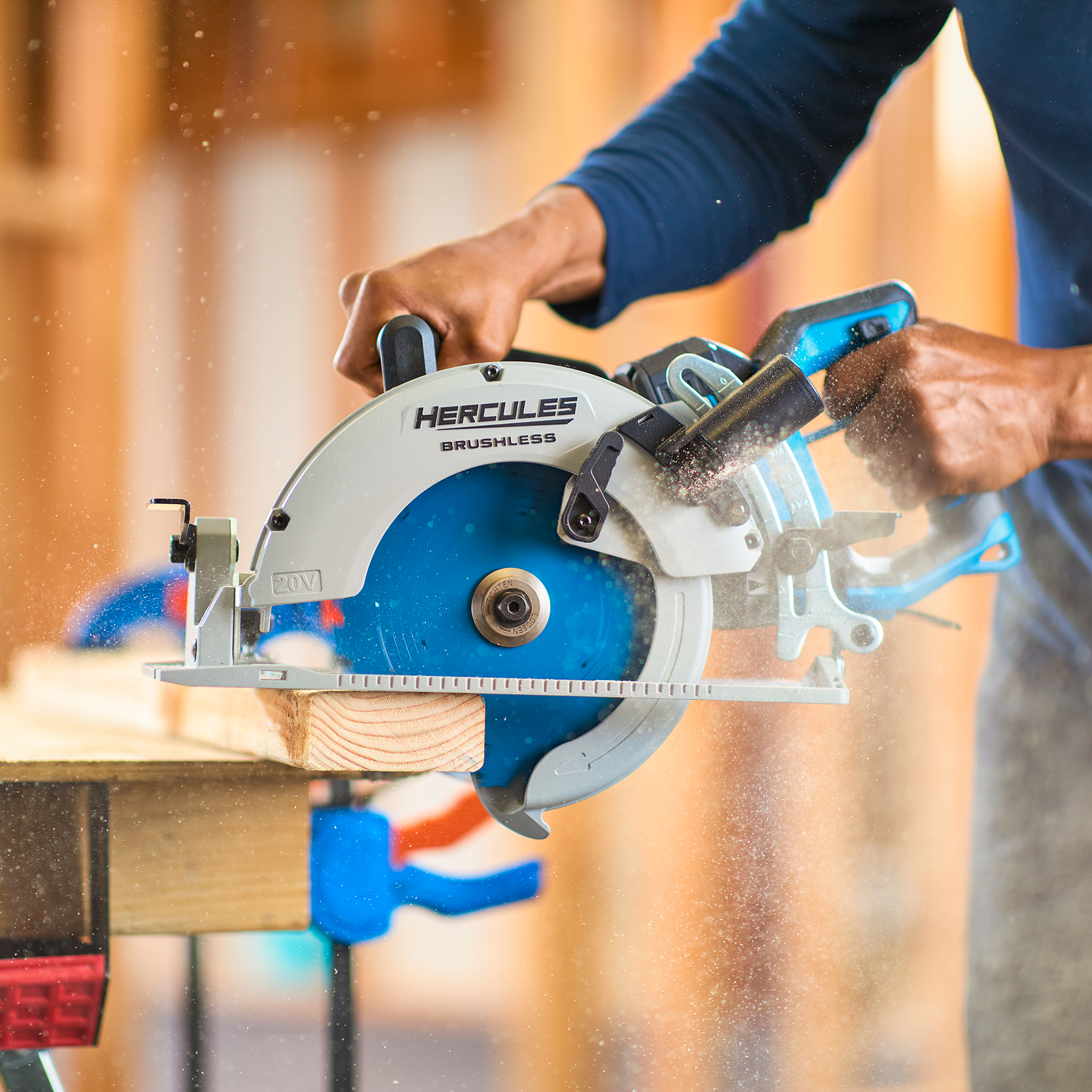Harbor Freight Adds 20V Brushless Cordless Rear-Handle Circular Saw to ...